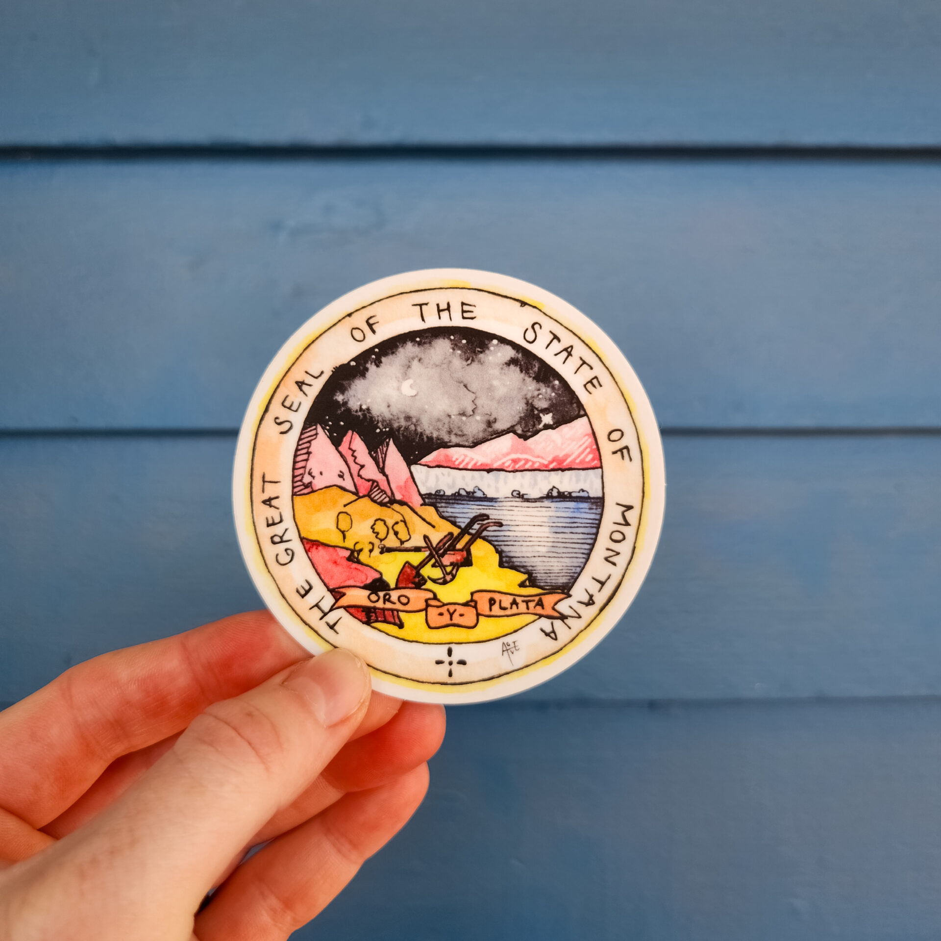 MT Seal Sticker - Sunrise Fly Shop